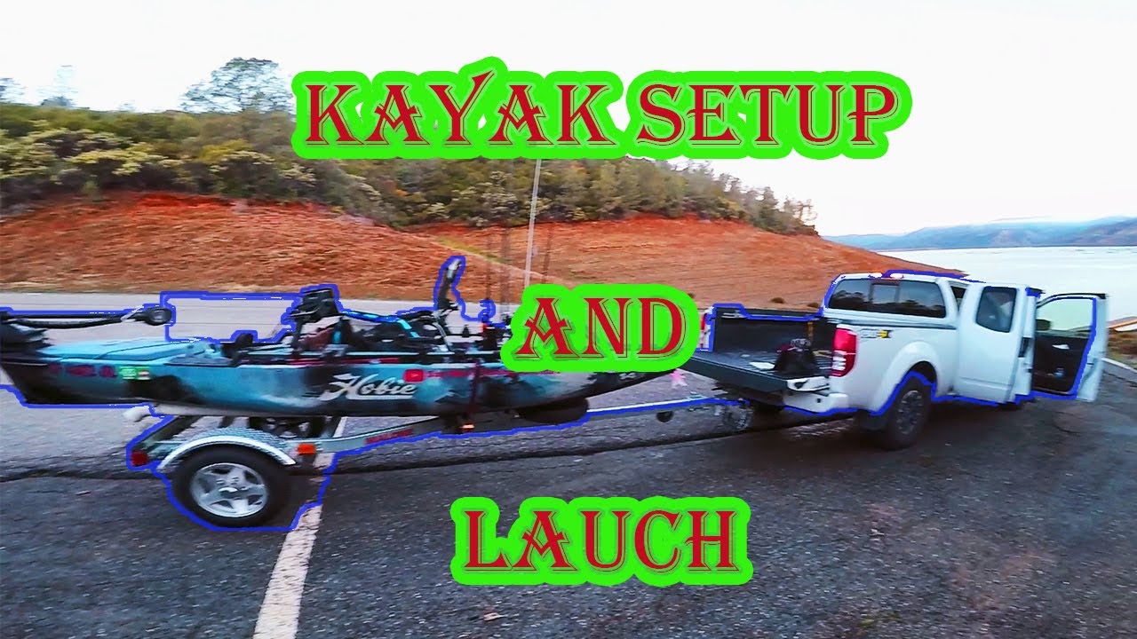 Kayak Setup and Launch From a Trailer - YouTube