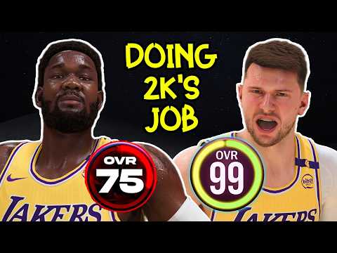 I Gave NBA Players Accurate Overalls