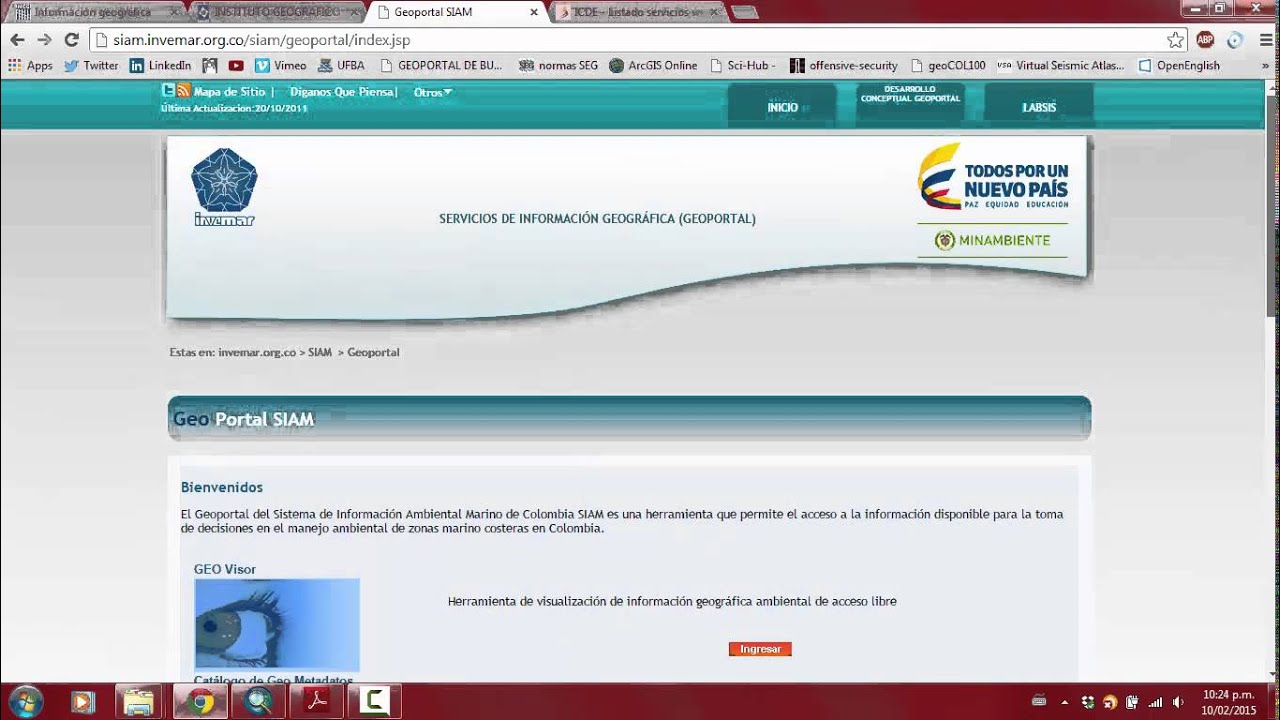 WMS (Web Map Service) en Colombia usando Arcgis - YouTube