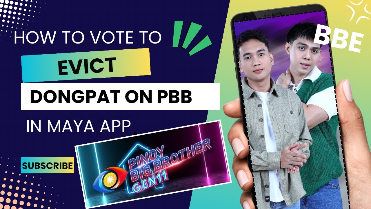 HOW TO VOTE TO EVICT DONGPAT ON PBB EVICTION IN MAYA APP | HOW TO VOTE ...