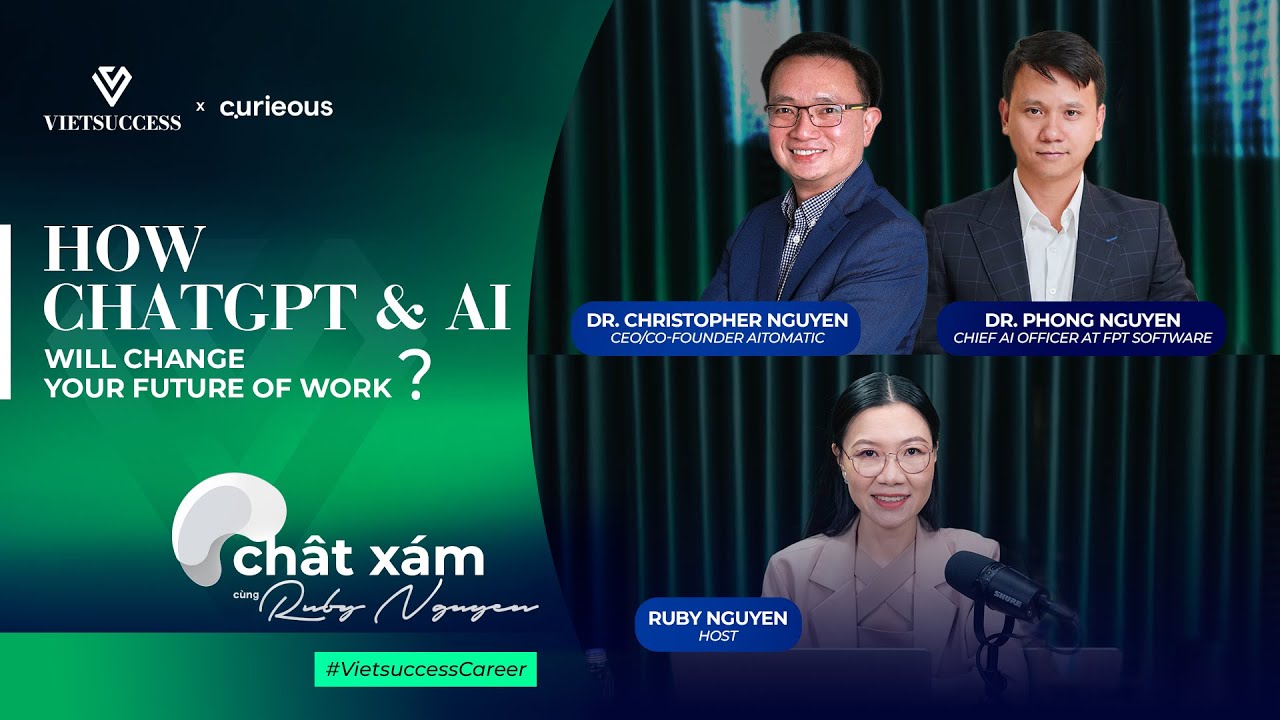 How ChatGPT & AI will change your future of work | Christopher Nguyen, Phong Nguyen| Grey Matter ...