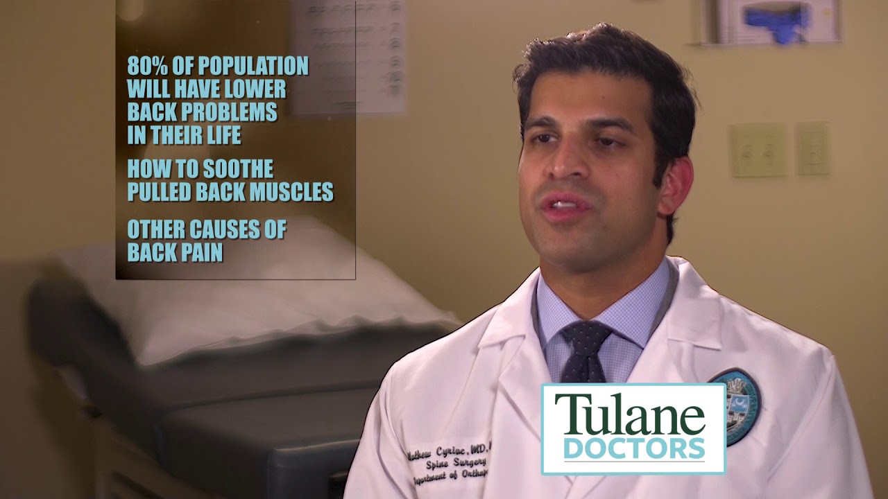 Tulane Doctors Health Minute: Mathew Cyriac, MD (1:01) - YouTube