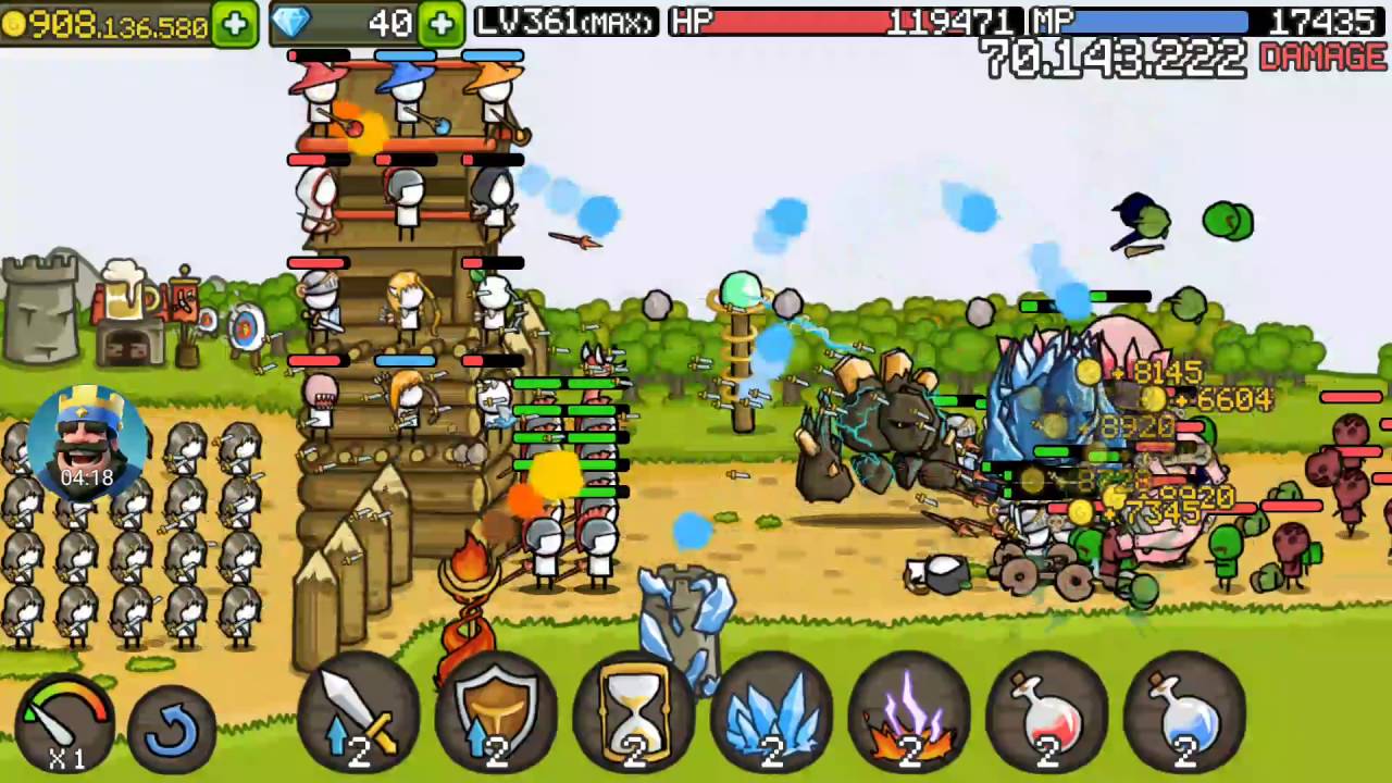 Grow Castle new Infinite wave season and rewards - YouTube