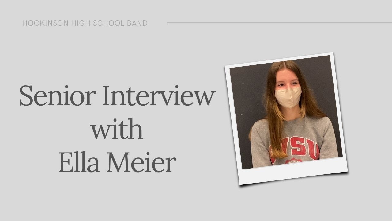 Ella Meier Senior Interview 2021 - YouTube