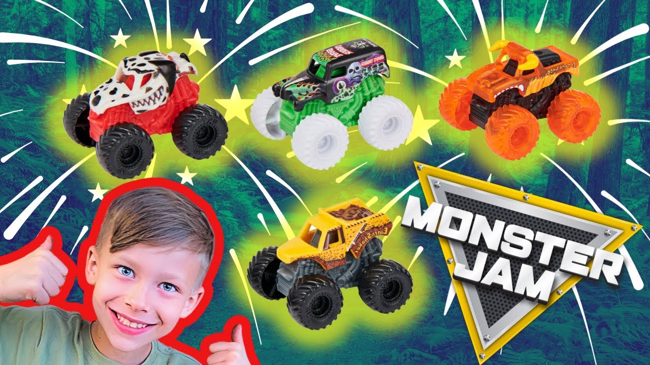 Monster Truck Unboxing / Monster Truck Kids / Monster Jam / Hot Wheels ...
