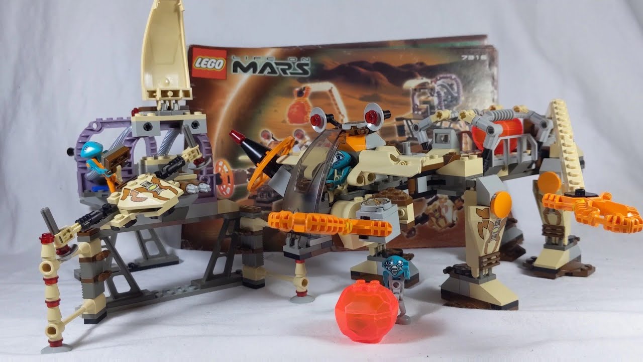 Review of Lego Life on Mars 7316 Excavation Searcher 2001 (Vintage ...