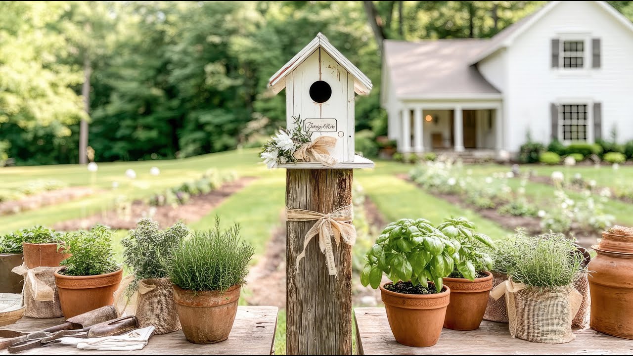 Charming Backyard Farmhouse Garden Ideas for Slow Living & Rustic ...