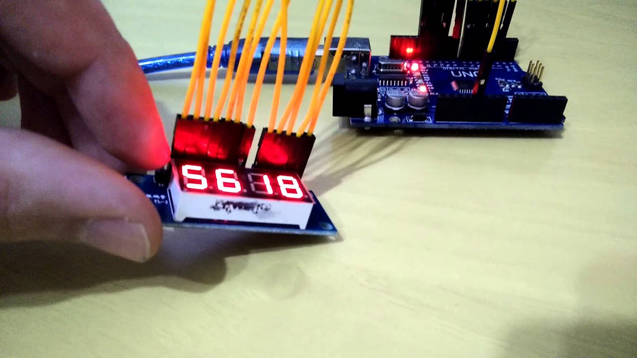 TudoVemdaChina Modulo 7 segmentos Arduino - YouTube
