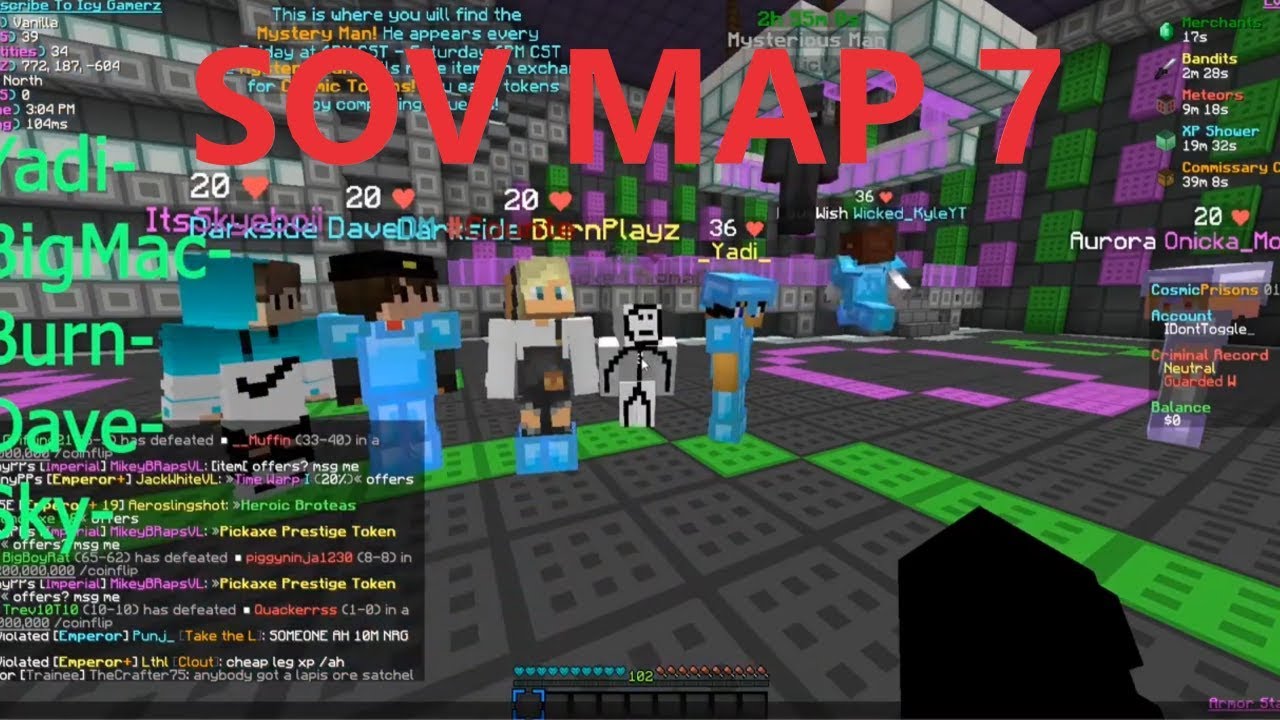 Cosmic Prisons Sov Map 7 Montage - YouTube