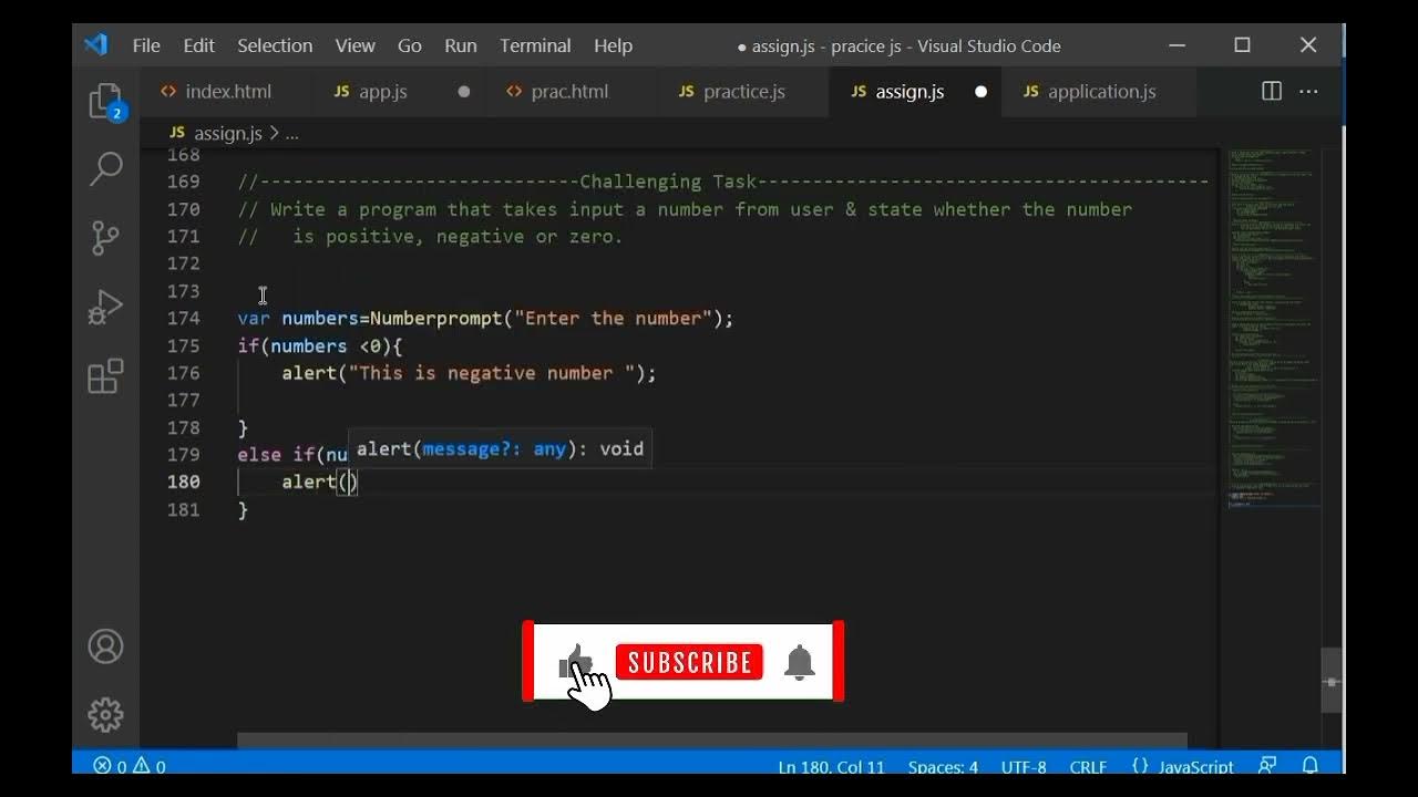 write a program that take input user to the number is positive , negative ,or Zero...|| # ...