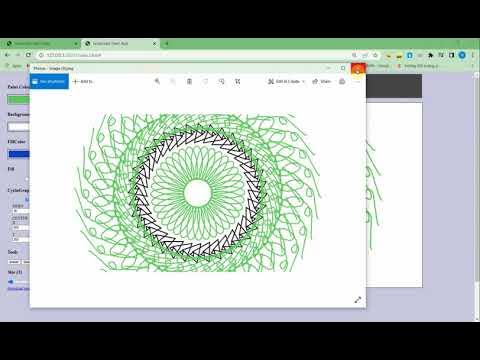 Simple Paint + Cyclography - Canvas HTML + JavaScript - YouTube
