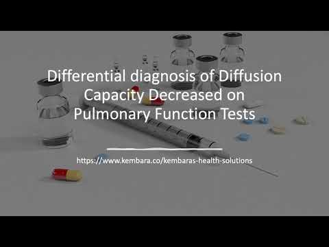 Differential diagnosis of Diffusion Capacity Decreased on Pulmonary ...