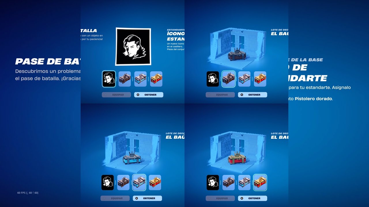 FORTNITE #2339 ICONO DE MIDAS FORAJIDO / BAUL ANTIGUO, CELESTE Y DORADO ...