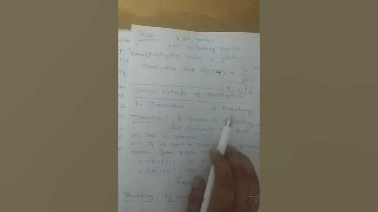 Truncation and rounding with error calculation - YouTube