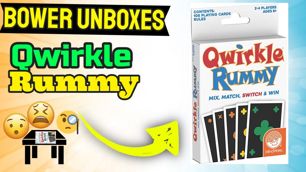Qwirkle Rummy Unboxing - *The Qwirkle Card Game!?* - YouTube