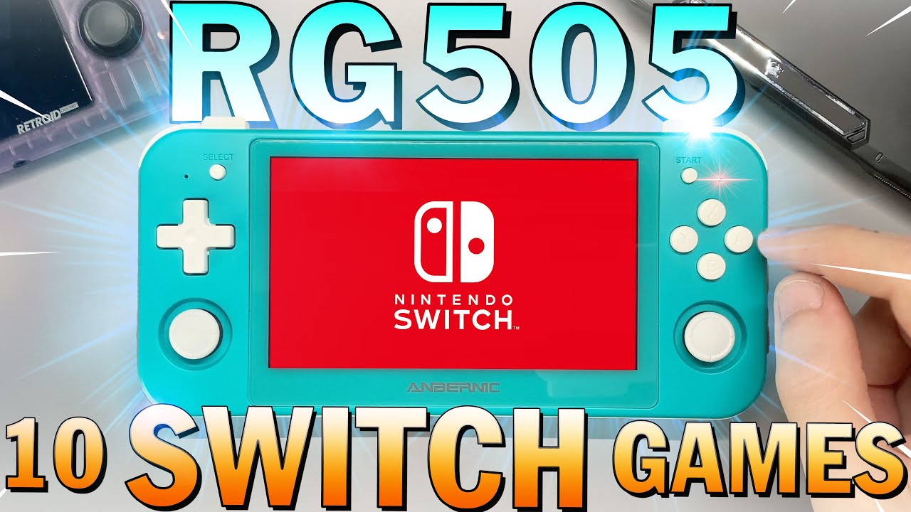 Anbernic RG505 rodando SWITCH com SKYLINE EDGE ! - YouTube