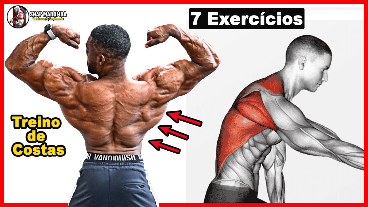 7 Exercícios Para Desenvolver Costas Treino Completo - YouTube