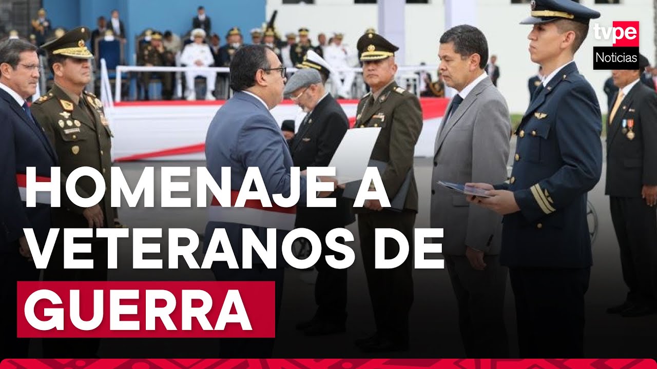 Ejecutivo rindió homenaje a veteranos de guerra - YouTube