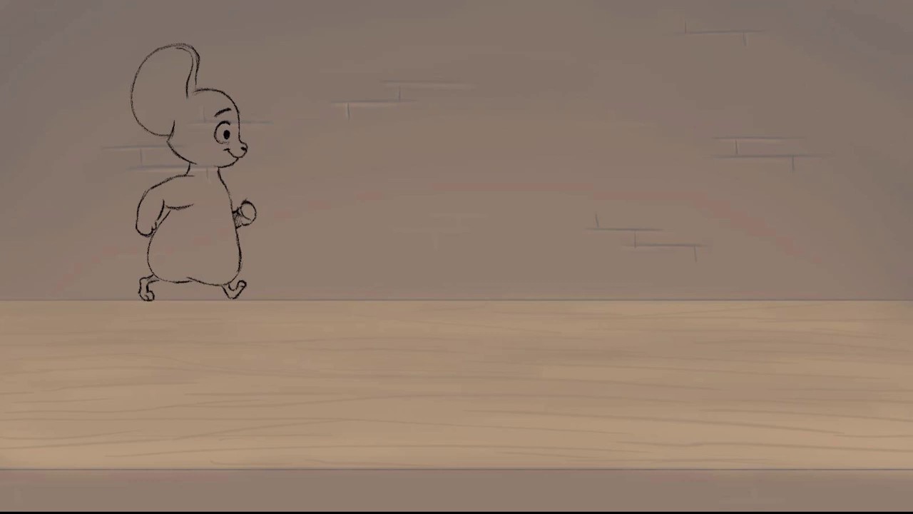 Animation walking cycle mouse - YouTube
