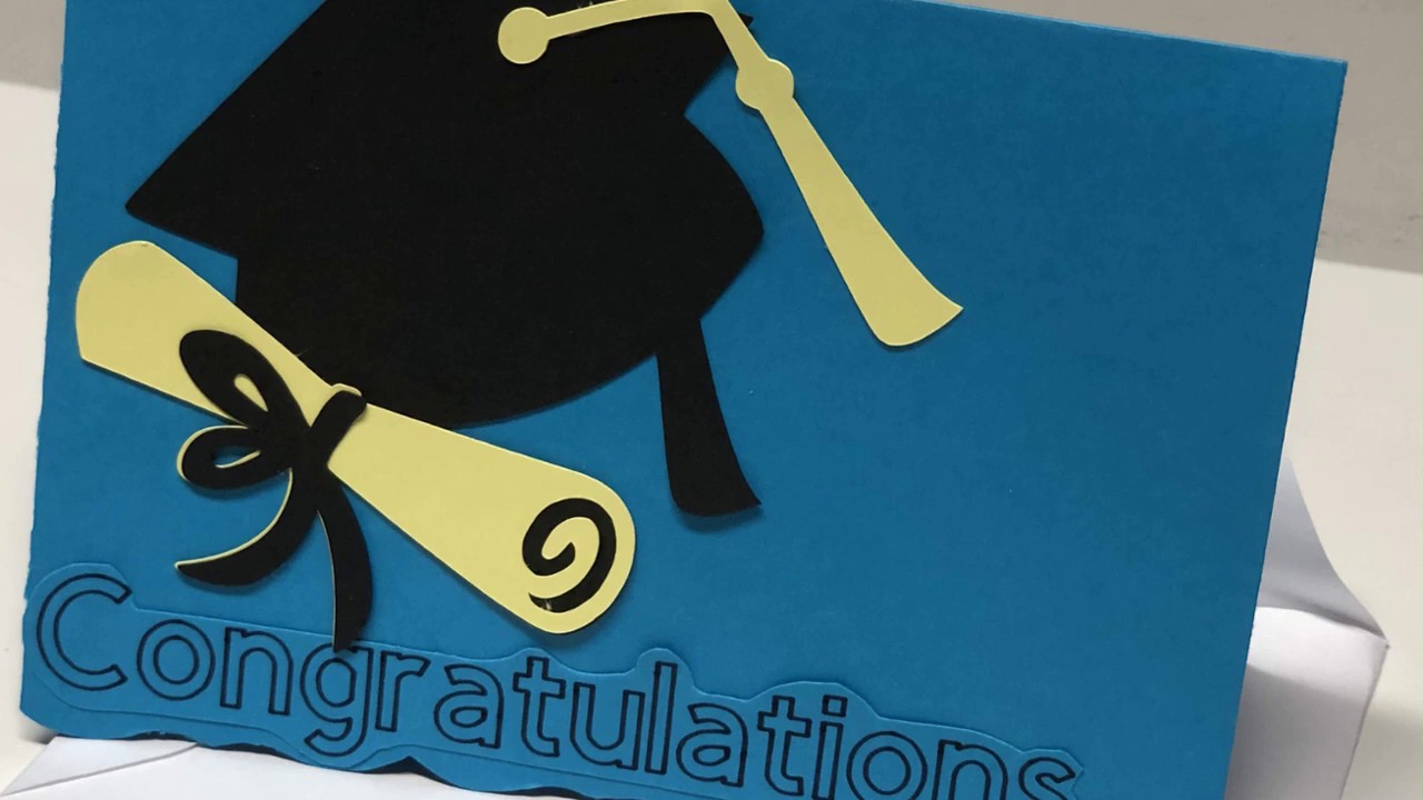 COMPLETE TUTORIAL For Graduation Card With Cricut YouTube COMPLETE TUTORIAL For Graduation Card With Cricut YouTube