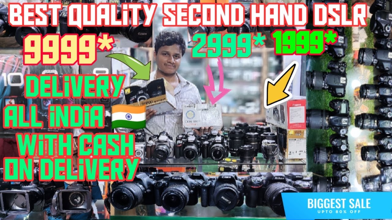 Best quality second hand Dslr /delivery all india with emi available ...