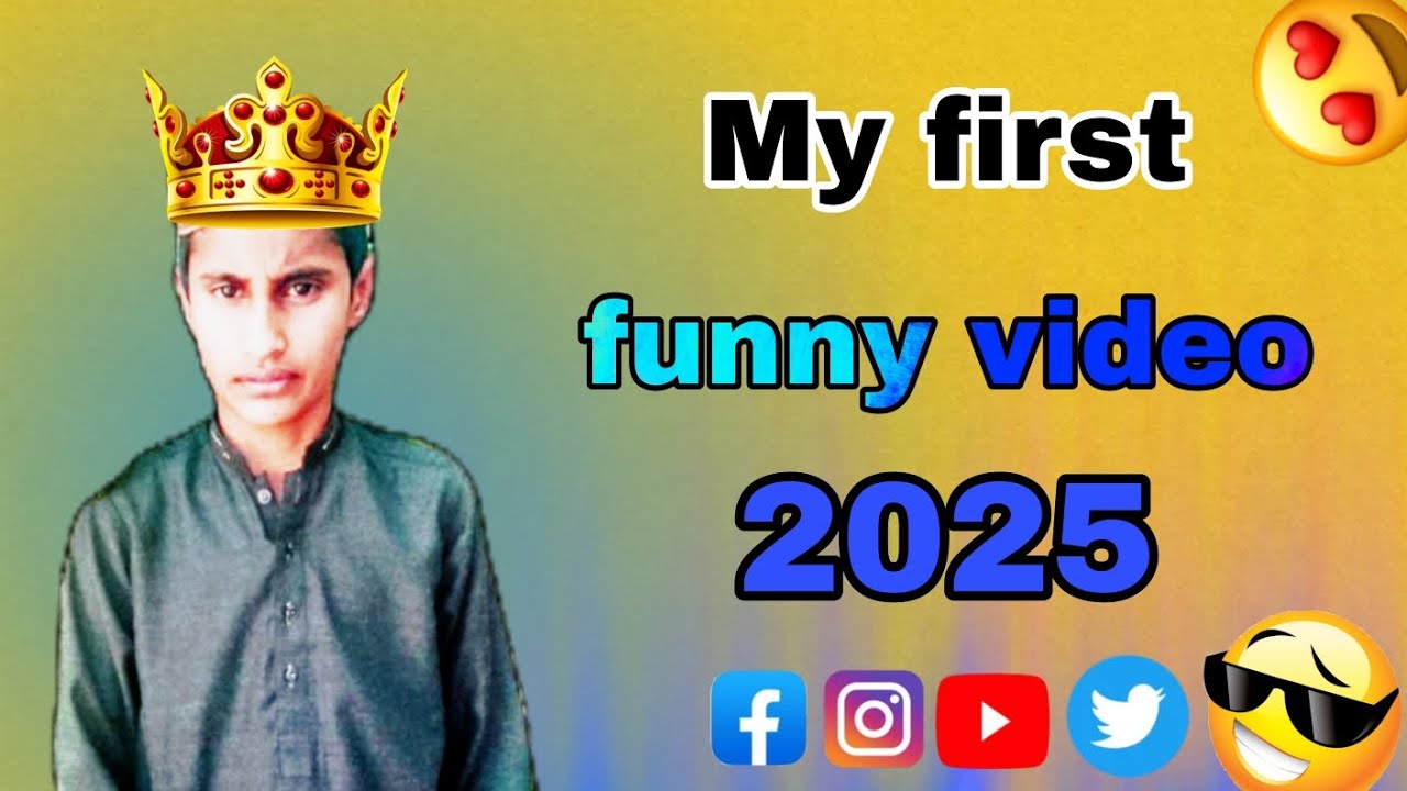@My first funny video # 12 9 2025 #video upload # date💯👑 - YouTube