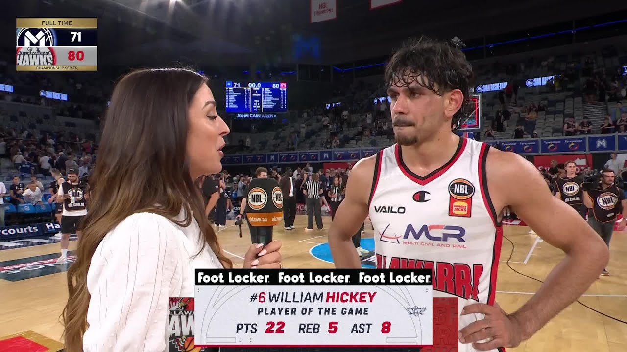 Will Hickey post-game interview vs Melbourne United - Championship Game ...