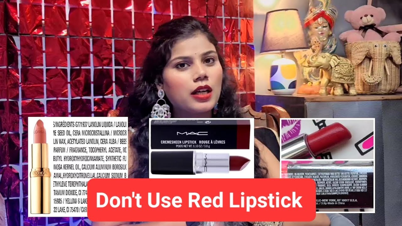 Don't use Red Lipstick💄 💋 | When you are FASTING ️ | Made from INSECTS ...