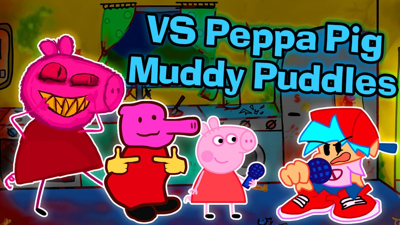 Friday Night Funkin' VS Peppa Pig + Cutscenes (Muddy Puddles Funkin ...
