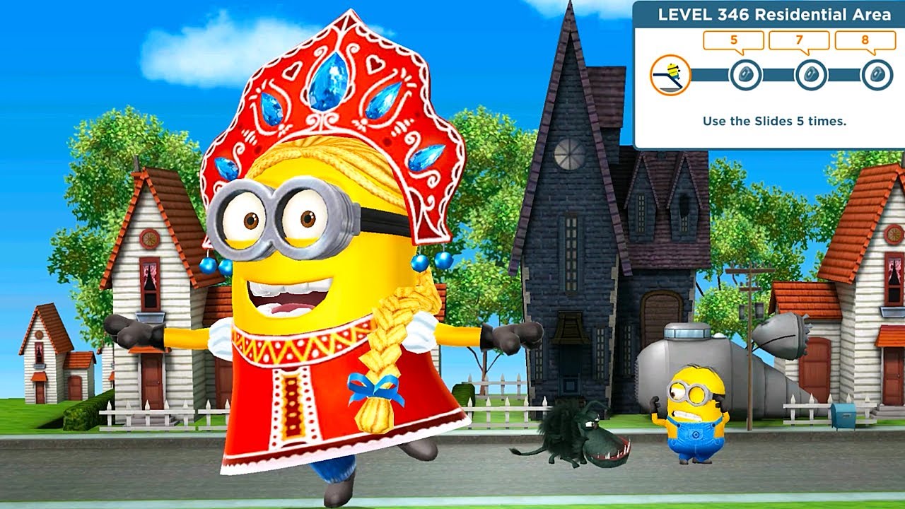 Tzarevna minion completed levels 345-346 with Scooter props and Secret ...