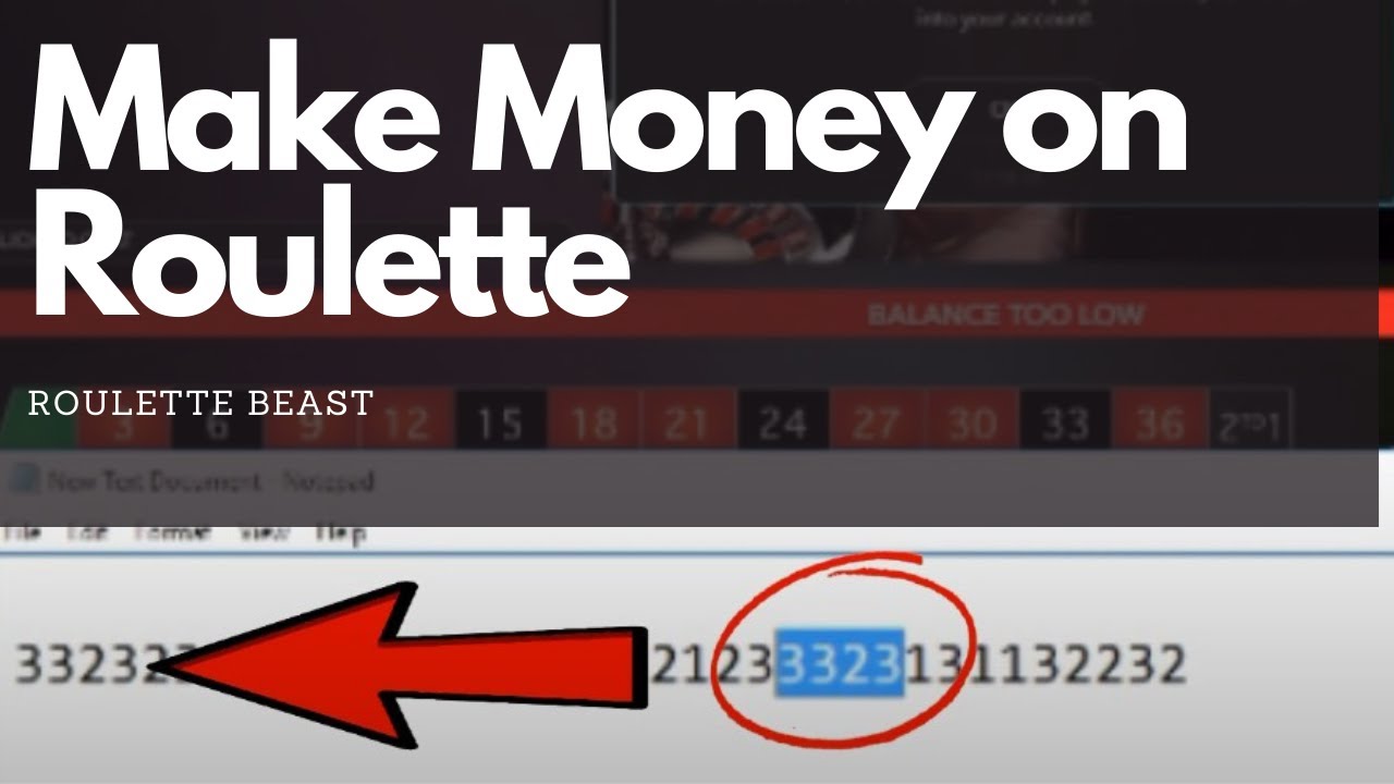 Make money Online with Roulette Strategy on Live Casinos! - YouTube