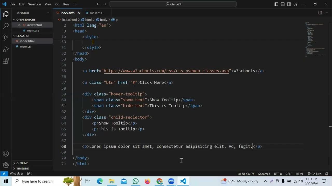 CSS Pseudo-classes part-2 - YouTube