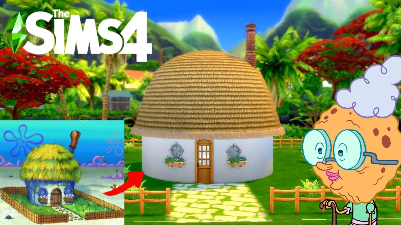 I built Spongebob's Grandma's house in The Sims 4 - YouTube