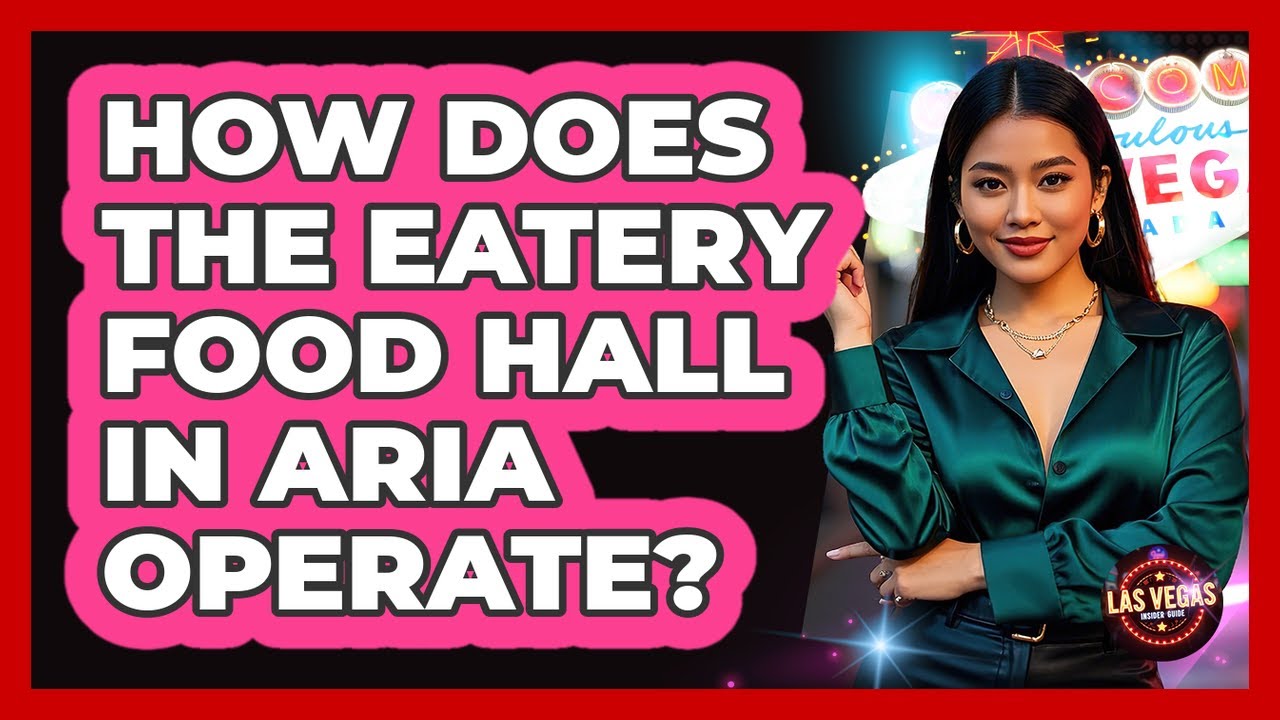 How Does The Eatery Food Hall In ARIA Operate? - YouTube