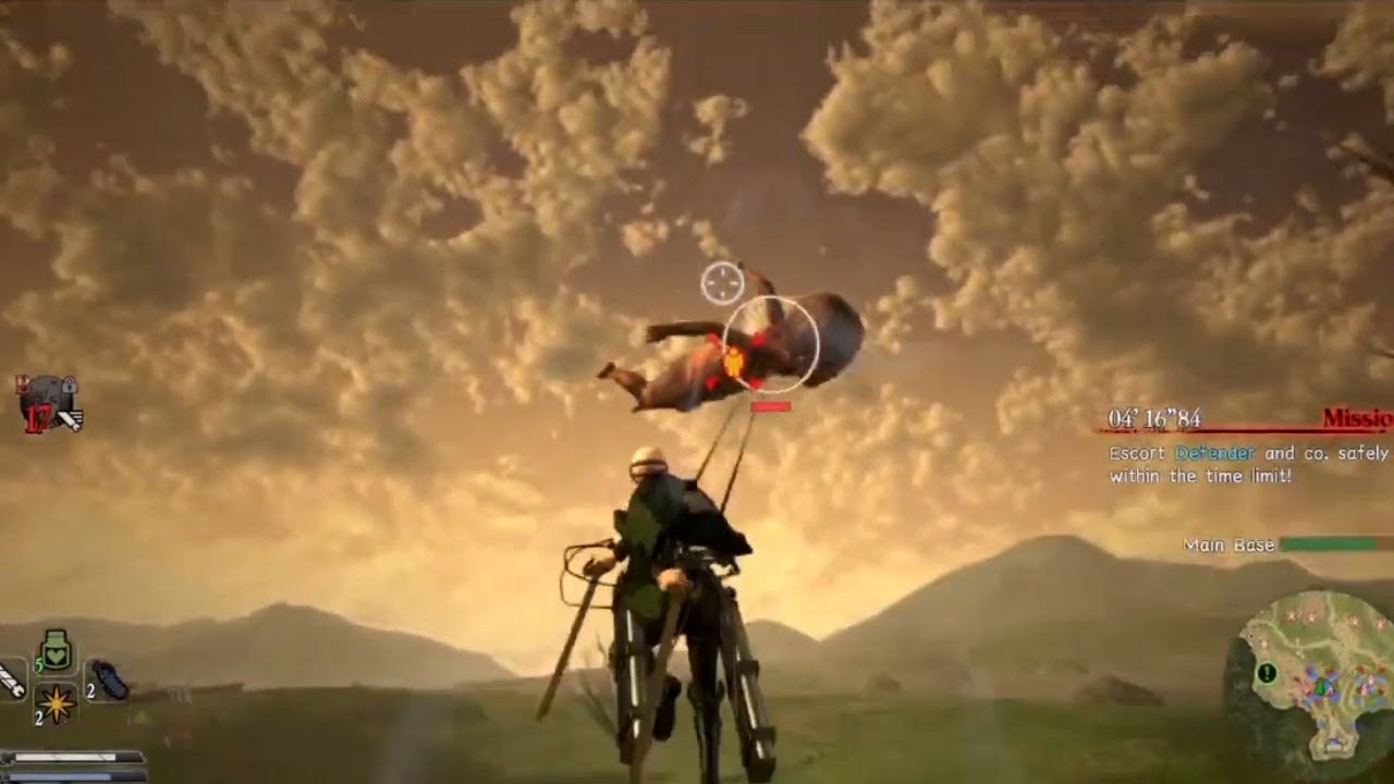 Attack on Titan 2: Final Battle - Rodney and the Garrison vs. Titans ...