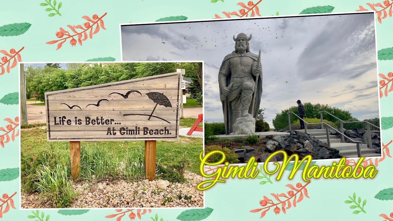 Explore Gimli Canada | Gimli Beach | Viking Park | WinterpegAngel - YouTube