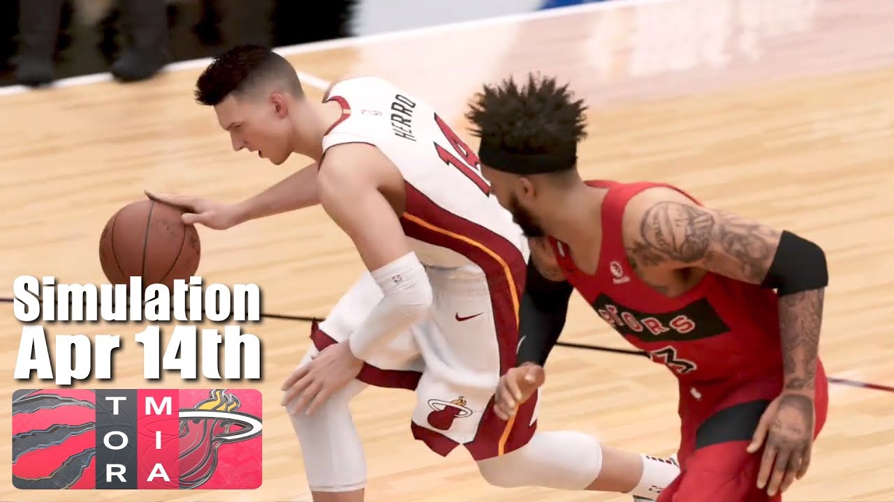【NBA】(B) Toronto Raptors vs Miami Heat｜Play-In Game 5, Apr 14th Simulation｜NBA 2K23 - YouTube
