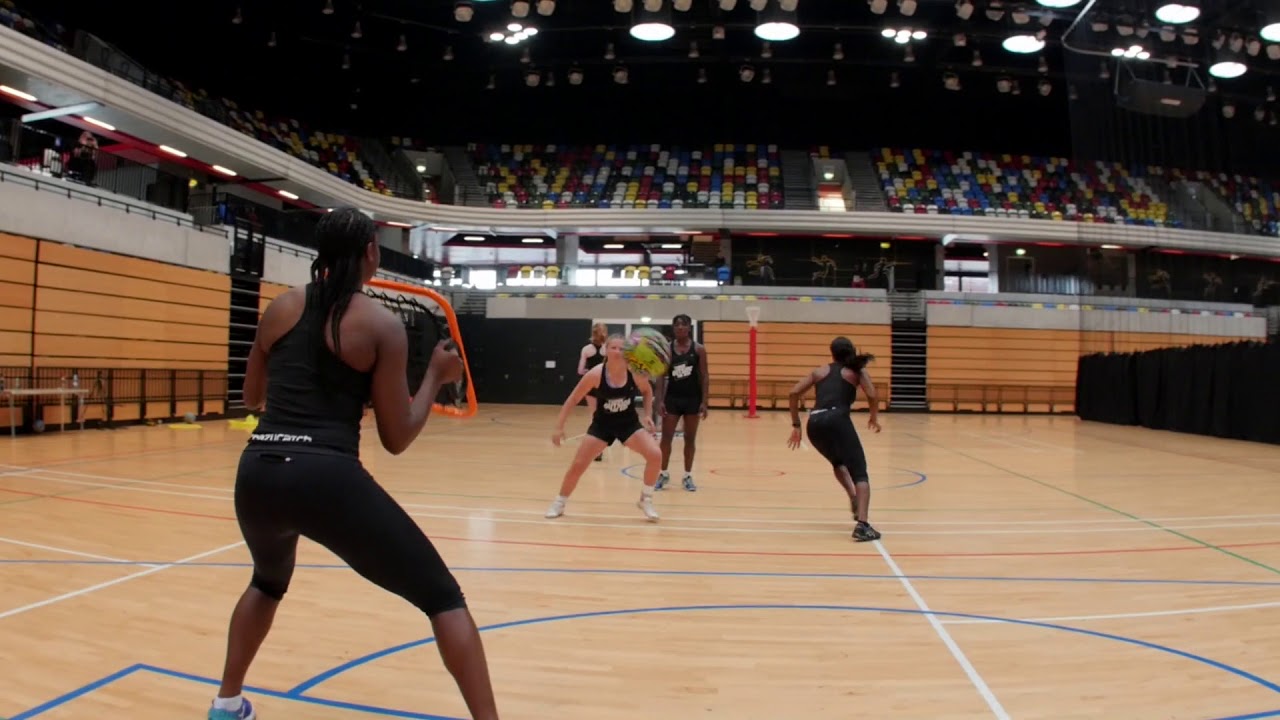 Netball | Crazy Catch Indian File Drill with Sasha Corbin, Kadeen ...