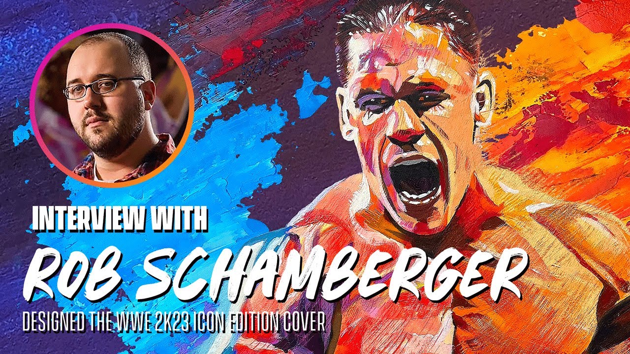 Interview with WWE Artist in Residence Rob Schamberger - YouTube