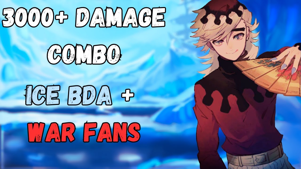 ICE BDA + WAR FANS ARE BROKEN! 3000 DAMAGE COMBO {Project Slayers ...