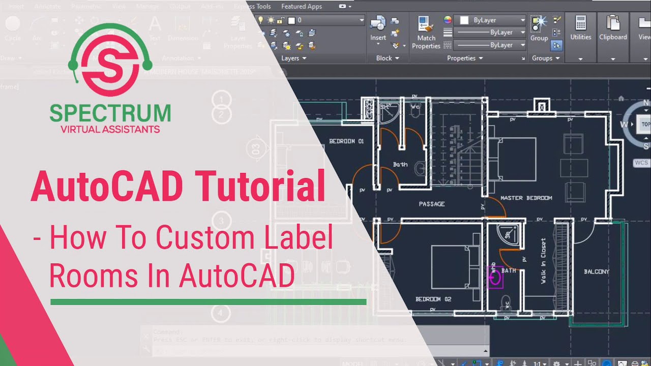 How To Label Rooms In AutoCAD Tutorial AutoCAD Floor Plan Tutorial For Beginners Lesson 6 how-to-label-rooms-in-autocad-tutorial-autocad-floor-plan-tutorial-for-beginners-lesson-6