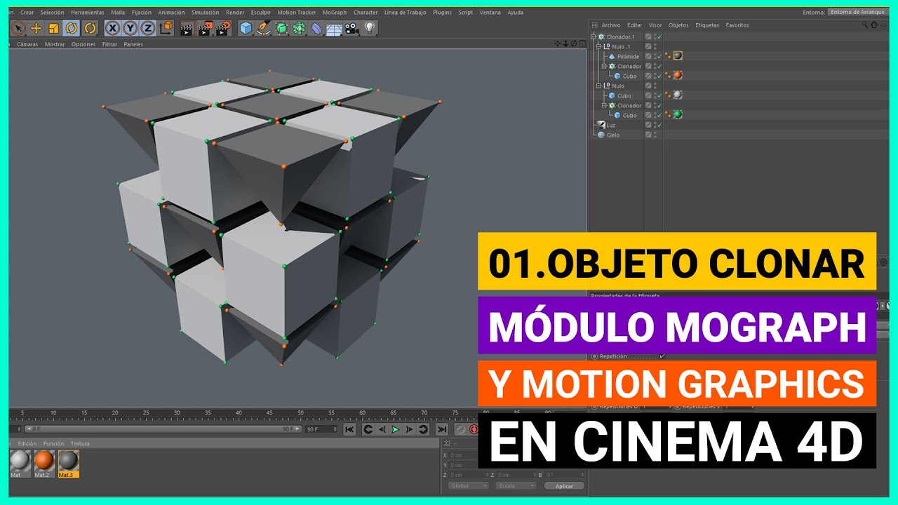 Domina Motion Graphics con Cinema 4D - Módulo Mograph y herramientas ...