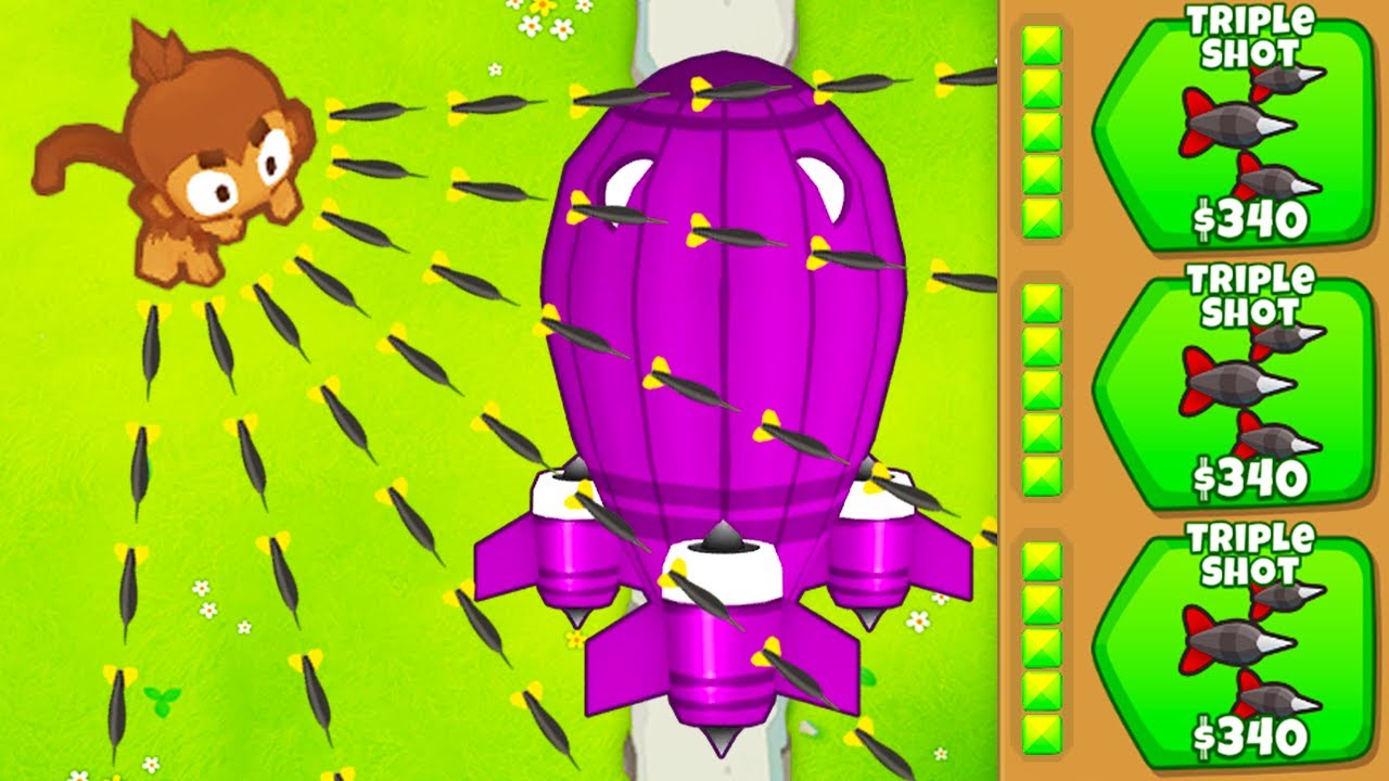 BTD 6 but EVERY Upgrade Adds a Dart?! - YouTube