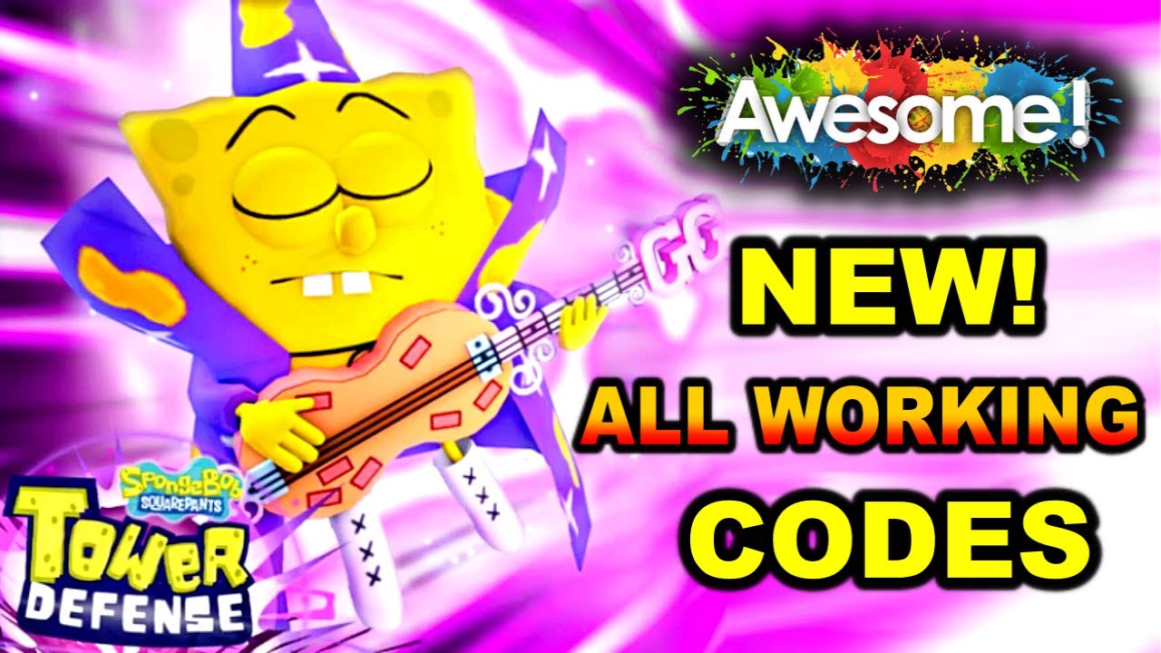 *NEW* ALL WORKING CODES FOR SPONGEBOB TOWER DEFENES - ROBLOX SPONGEBOB ...