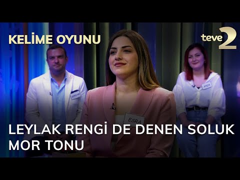 Kelime Oyunu: Leylak rengi de denen soluk mor tonu