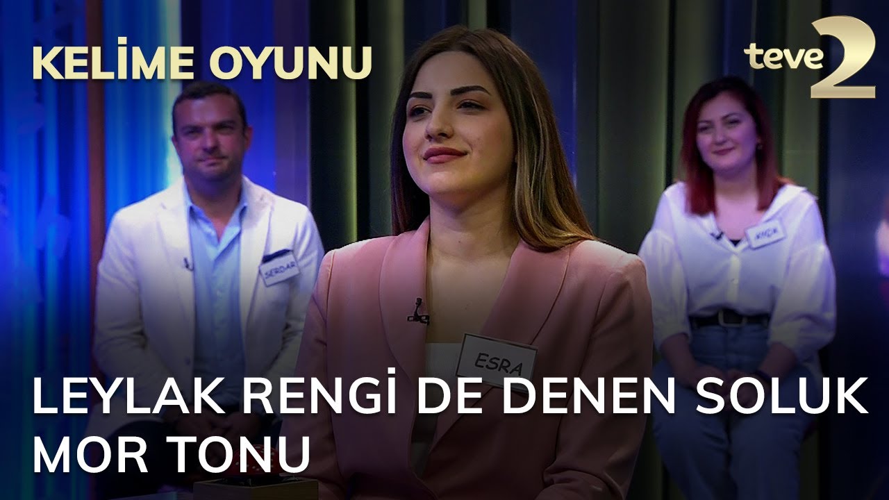 Kelime Oyunu: Leylak rengi de denen soluk mor tonu - YouTube