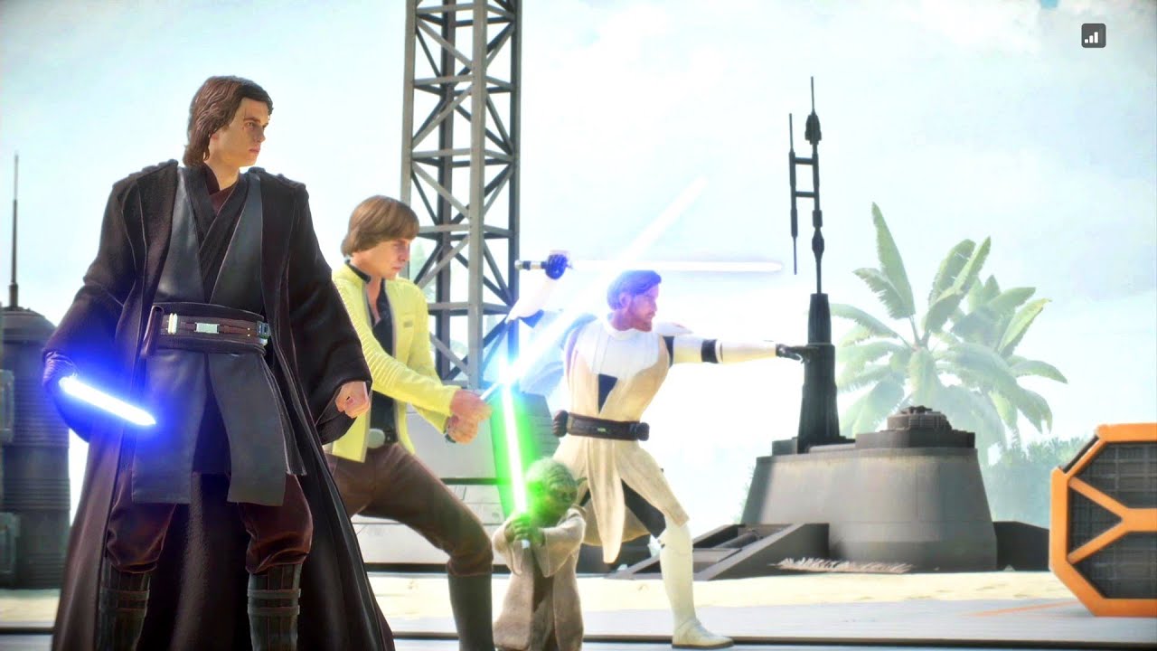 Star Wars Battlefront 2 Anakin Skywalker I Heroes Vs Villains Gameplay ...