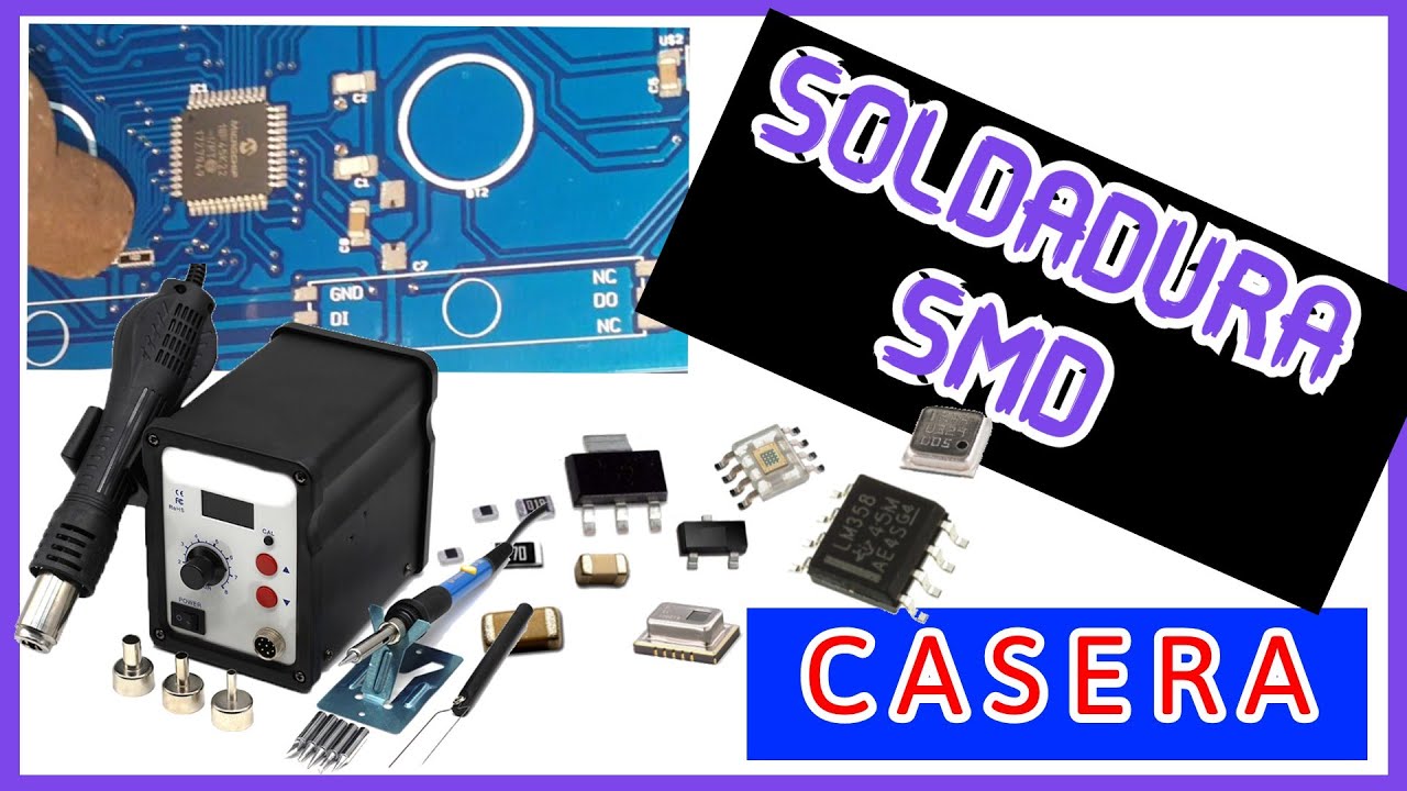 SOLDANDO CON ESTAÑO en pasta PCB SMD 2019 | El Inge Figue - YouTube