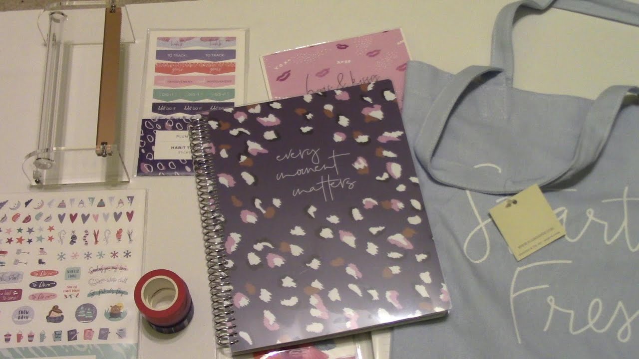 2019 New Year Plum Paper Plum Box Subscription #plumbox - YouTube