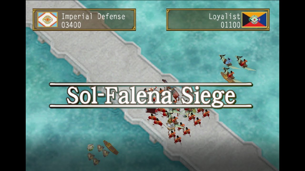 Suikoden V War Battle #13 - "Sol-Falena Siege 2" - YouTube